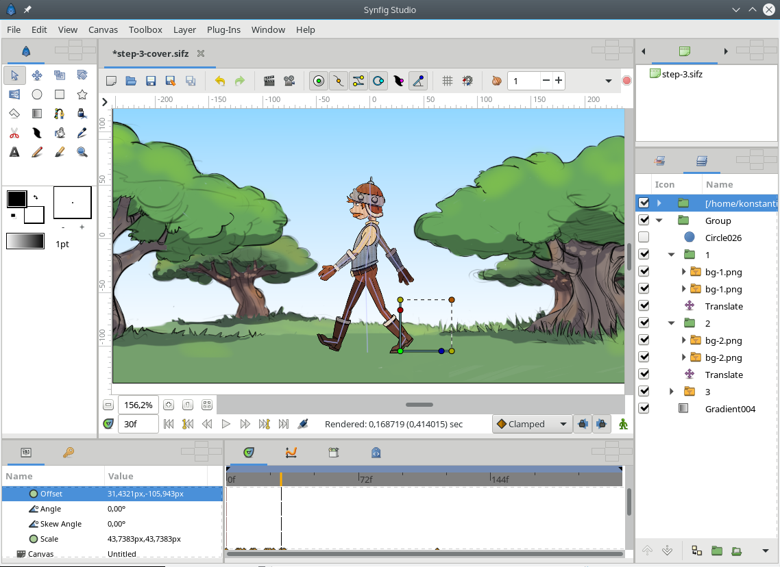 New version of Synfig Training Course released – Synfig